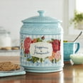 The Pioneer Woman Vintage Stoneware Cookie Jar with Embossed Floral ...