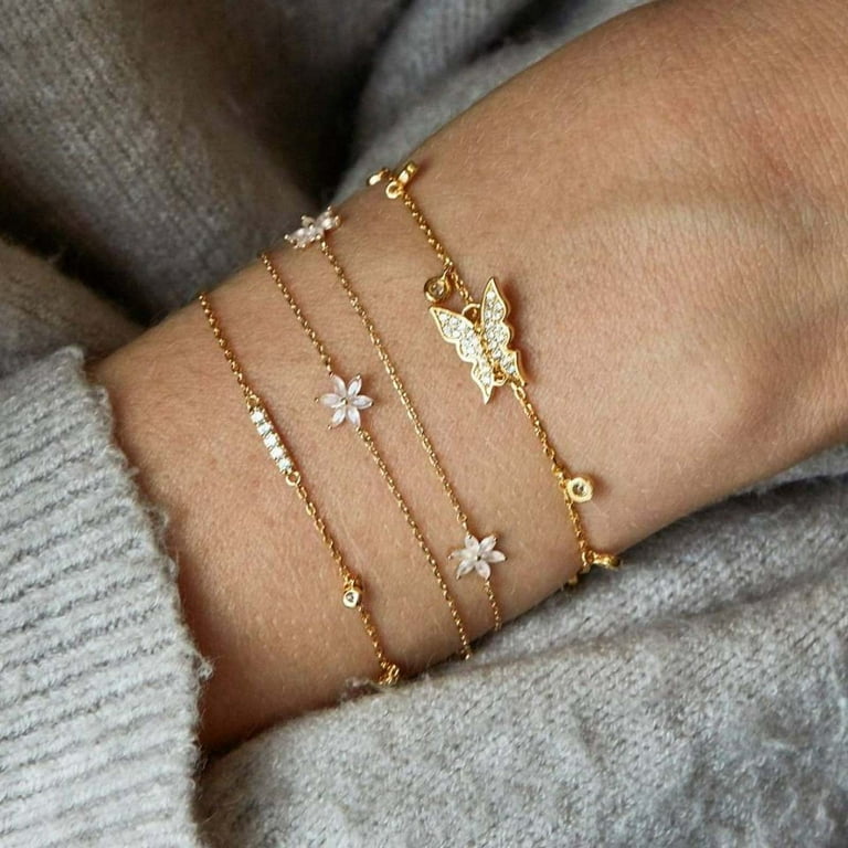 Simple Diamond Bracelets For Women