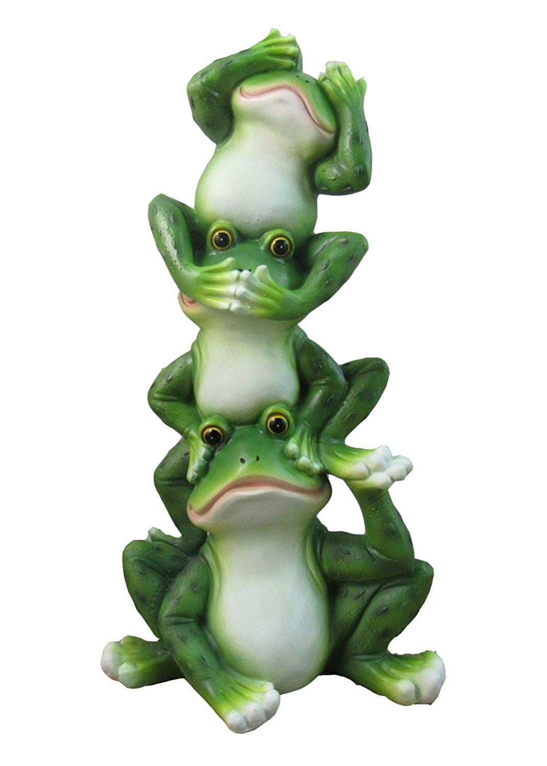 Stacking Frogs See Speak And Hear No Evil Decorative Statue By ...
