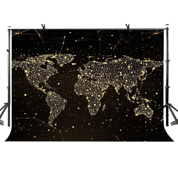 World Map Backdrop