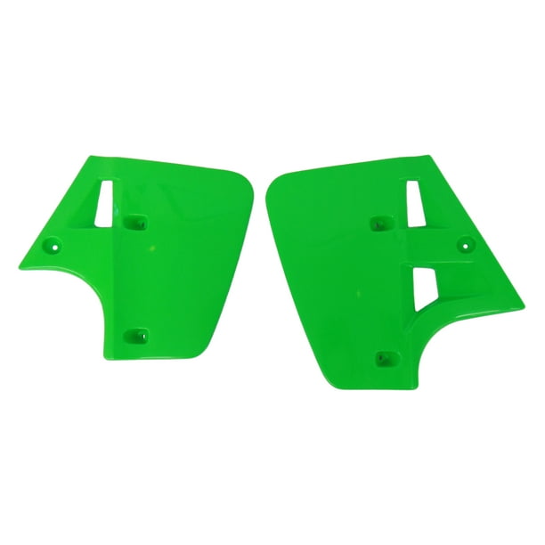 For Kawasaki 87 KX250 KX500 KX 250 500 Green Radiator Side Cover ...