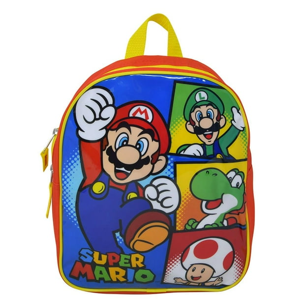 Super Mario "HAND'S UP" 11" Mini Backpack- good for 2-5yrs - Walmart.com