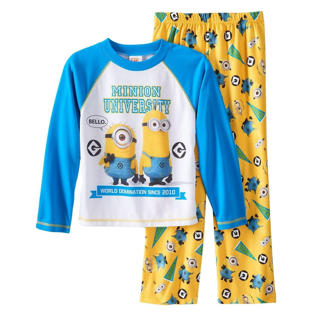 Despicable Me - Minions Boys Fleece Pajama Set Sizes 4-10, Multi, Size ...
