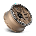 KMC Aluminum Rim KM544 MESA 18X9in Matte Bronze with Black Lip Finish ...