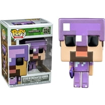 Minecraft Funko POP! Video Games Steve in Diamond Armor Vinyl Figure ...