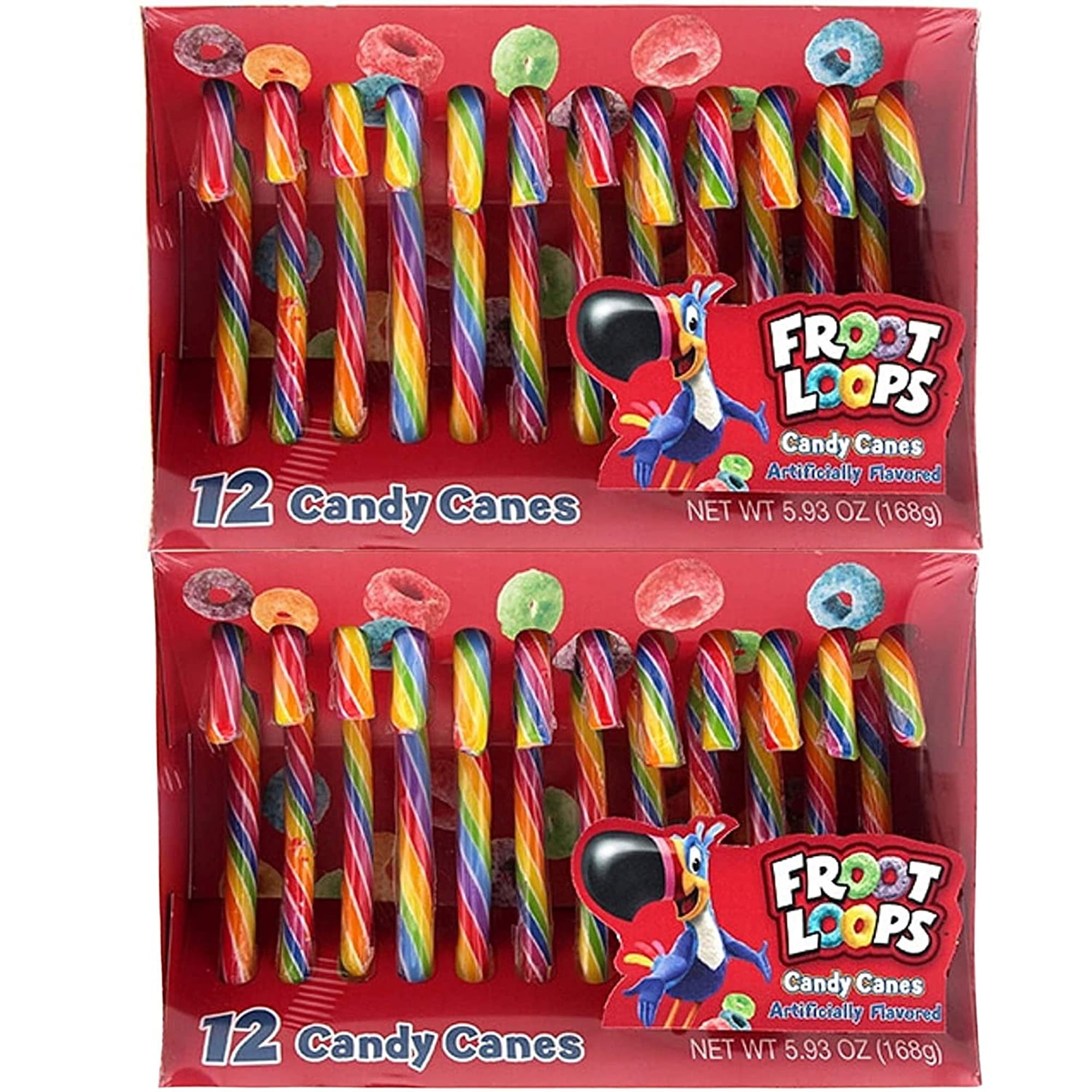 Froot Loops Candy Canes, Limited Edition Fruit Flavored Christmas Candy ...