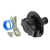 Valterra A01-0168BKVP Flush-Mount Water Inlet - MPT, 2-3/4" Flange ...