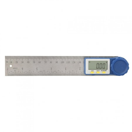 Stainless Steel 2 in 1 Goniometer Electric Angle Finder 200mm Magnetic ...