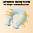 TOUMENY Neck Pillow Hot Water Bottle, Explosion-Proof Leakproof Design ...