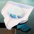 1 Pack Soap Dish With Drain Soap Holder Easy Cleaning Soap Saver Dry Stop Mushy Soap Tray For