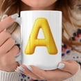 Big Yellow Letter A Coffee Mugs - Walmart.com