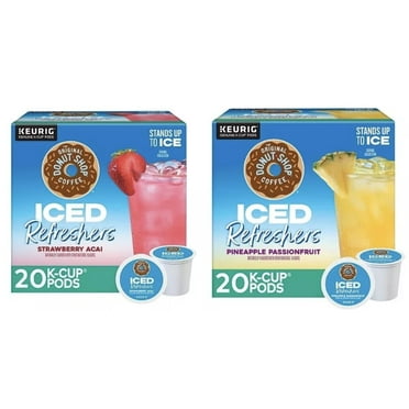 The Original Donut Shop Iced Refreshers Variety Pack 20 K-Cup Pods ...