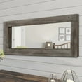 "Neutypechic 58"" x 24"" Rustic Wooden Full Length Mirror, Lean Frame ...