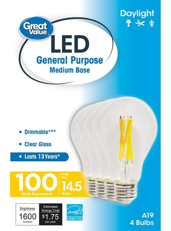Great Value Light Bulbs in Shop Light Bulbs by Brand - Walmart.com