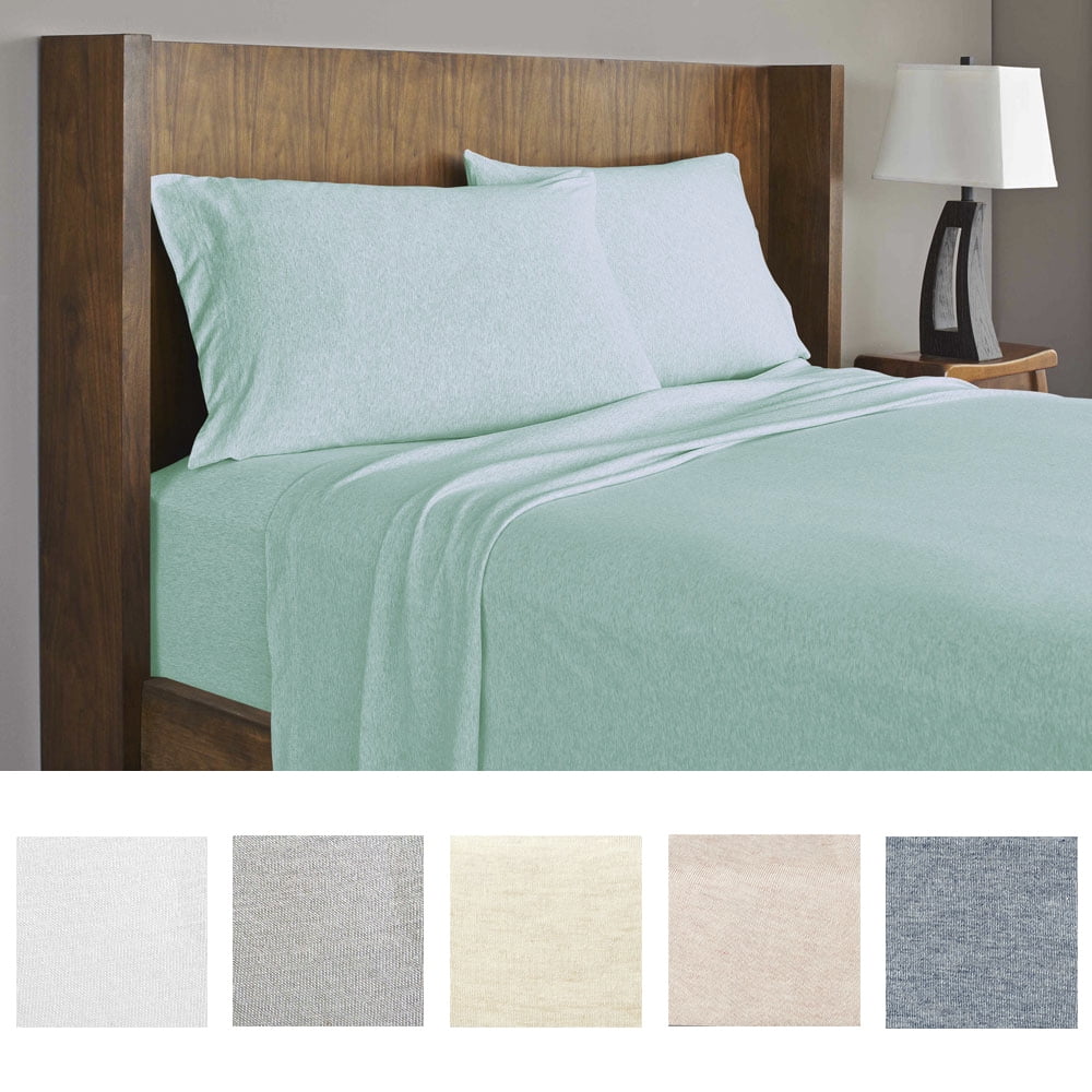 Queen 4-Piece Sheet Set, Soft Tees Luxury Cotton Modal Ultra Soft ...