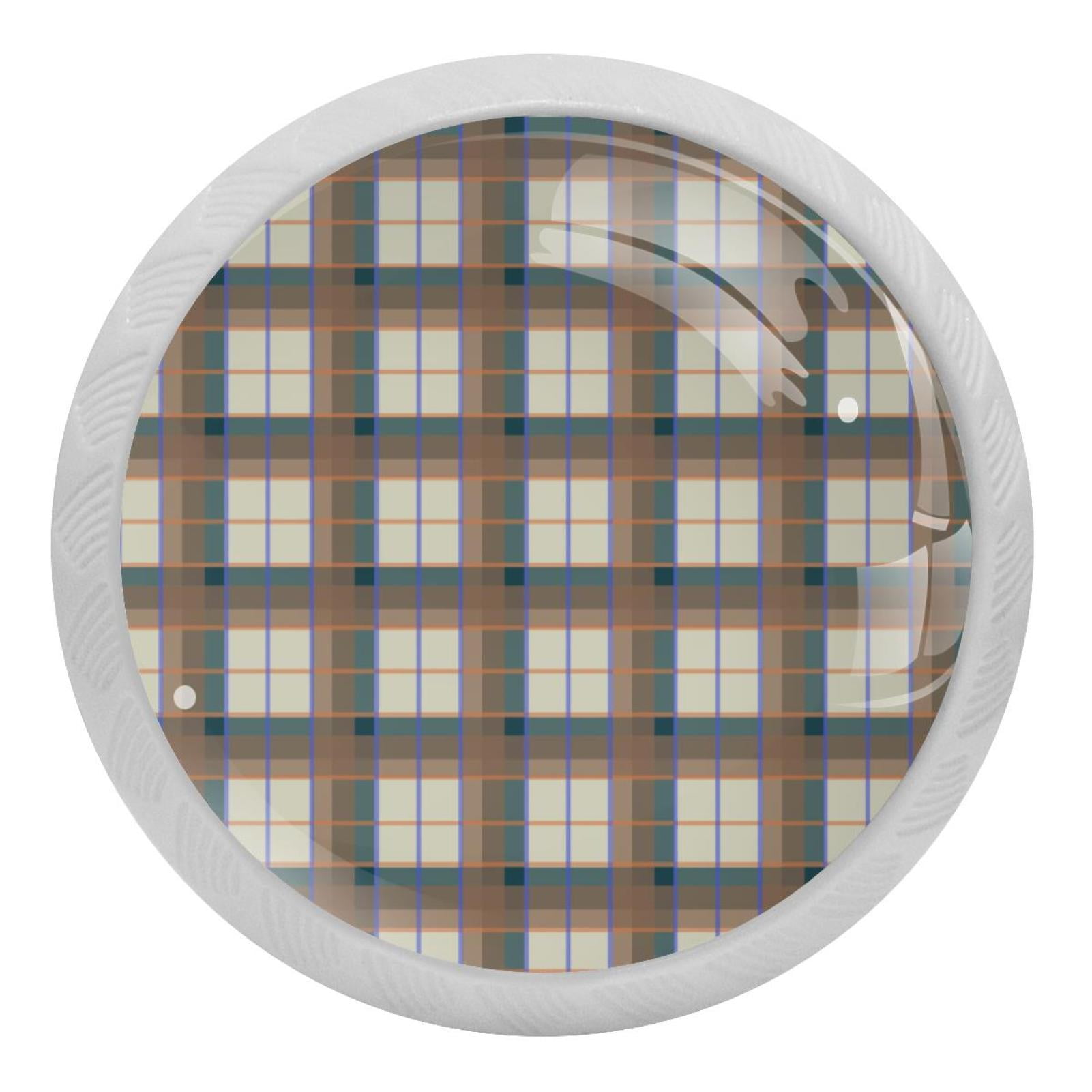 4PCS Round Lattice Cabinet Fluorescence Knob Glowing in the Dark ...