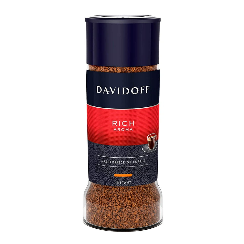 Davidoff Café Rich Aroma Instant Coffee 3.5oz/100g - Walmart.com ...