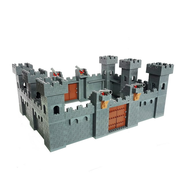 2374pcs Stronghold Medieval Castle for Military Battle Building Block ...