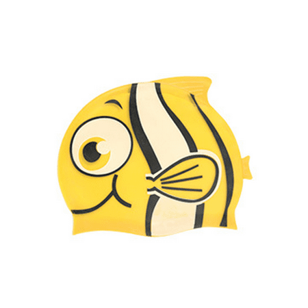 Swim Cap Kids Silicone Fun Swim Caps for Girls and Boys, Kids Swimming ...