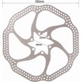 160mm Disc Brake Rotor with 6 Bolts Stainless Steel Bicycle Rotors Fit ...