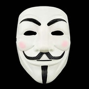 White Costume Face Mask 1 Mask V for Vendetta Anonymous Guy Fawkes ...