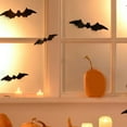Flying Bat Clings Adhesive PVC Stickers Realistic Bat Wall Decals ...