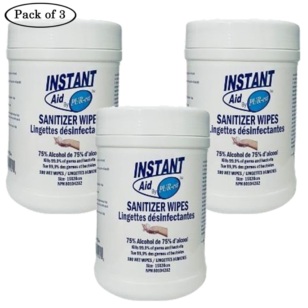 Click here for Purest Sanitizer Wipes - Pack Of 3 15x20 Cm prices