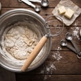 Danish Dough Whisk Stainless Steel Bread Whisk with Wooden Handle, Hand ...