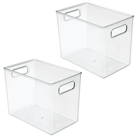 Clear Stackable Storage Bin, Medium - Walmart.com