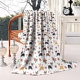 50x60 Inch Flannel Fleece Blanket for Men, Women & Kids, Soft ...