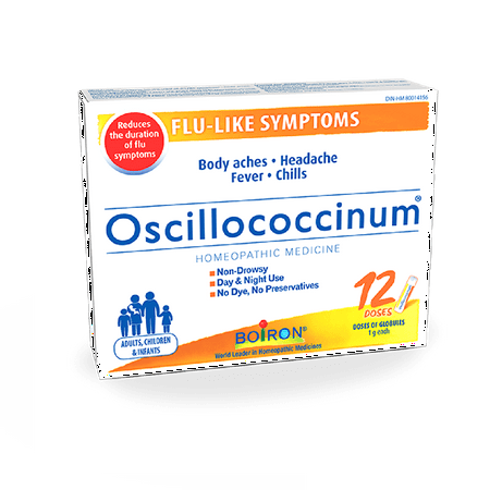 Boiron Oscillococcinum 12 Doses, Homeopathic Medicine for Flu-like ...
