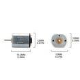 Carbon Brushed DC Motor 1.5-3.0V DC 15000RPM for Model Plane Ship Car ...