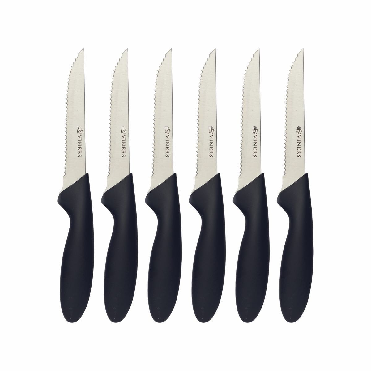 Viners Vivid Steak Knife Set | 6-Piece - Walmart.com