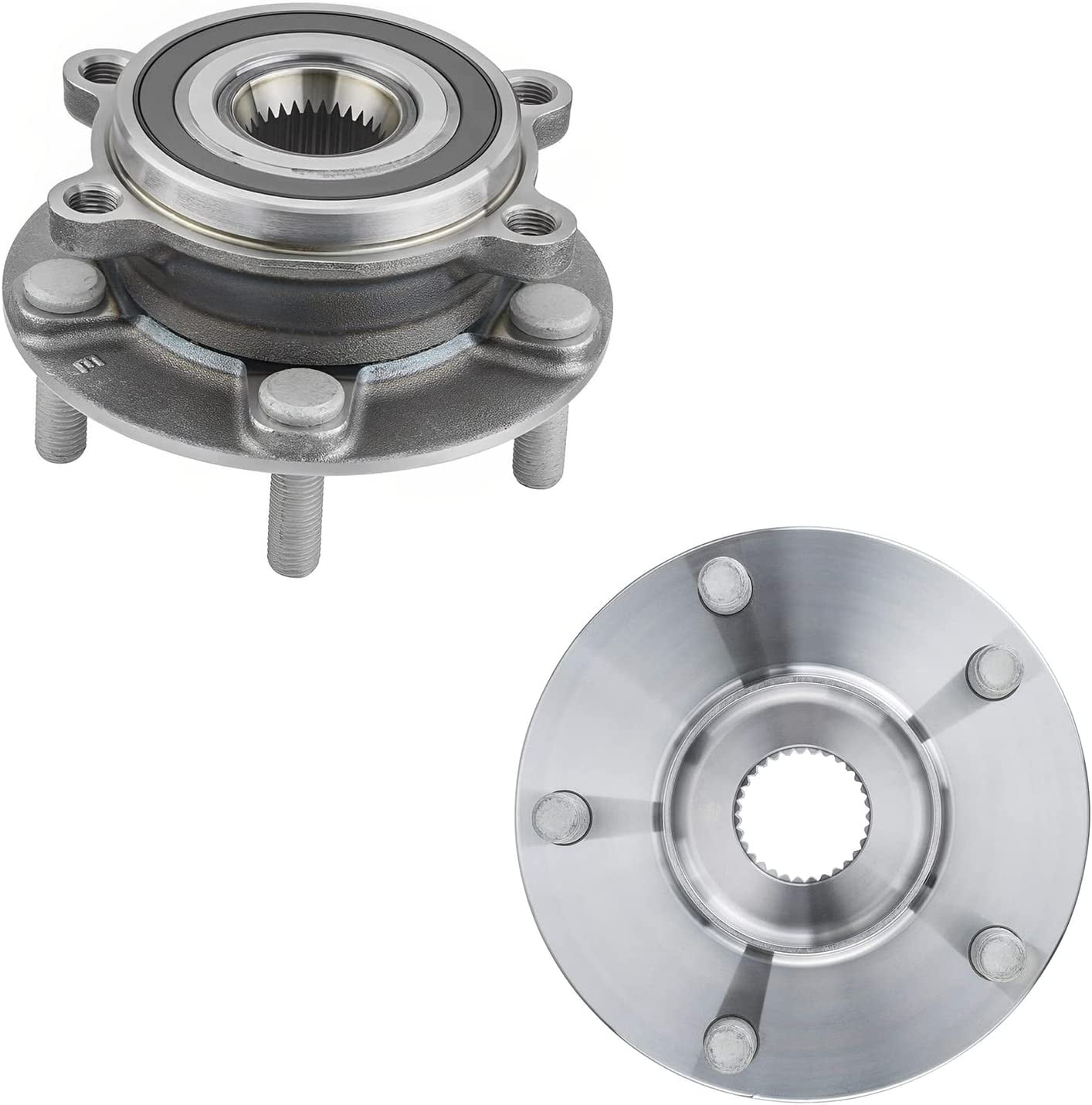 Detroit Axle - Front Wheel Bearings & Hubs Assembly Replacement for ...