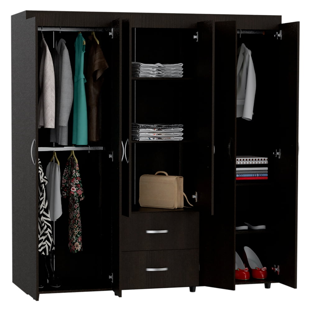 Closet Armable Bariloche Wengue Armario Recámara Excelsior Excelsior ...