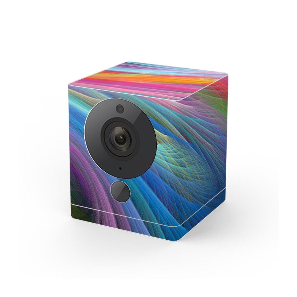 Skin Decal Wrap Compatible With Wyze Cam V2 Sticker Design Rainbow ...