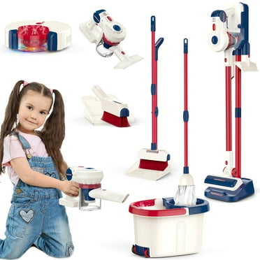 Kids Cleaning Toy Set - Kids Vacuum Toy Vacuum Toy That Works, Ride on ...