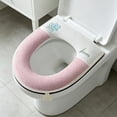Padded Toilet Seat Cushion, Toilet Seat Cover Ice Mat with Handle, All ...