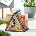 NOGIS File Organizer Triangle Iron Desktop Storage Book Rack Bookshelf ...