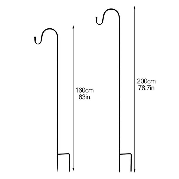 Adjustable Shepherd Hook ,heavy Duty Outdoor Tall Garden Hooks For ...