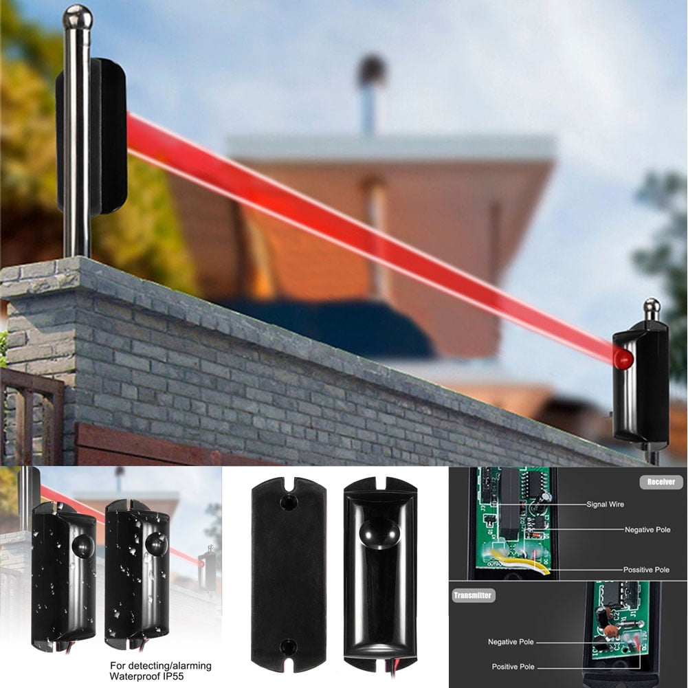 Cheers.US Enforcer Wall Mounted Photoelectric Beam Sensor Sensor Alarm ...