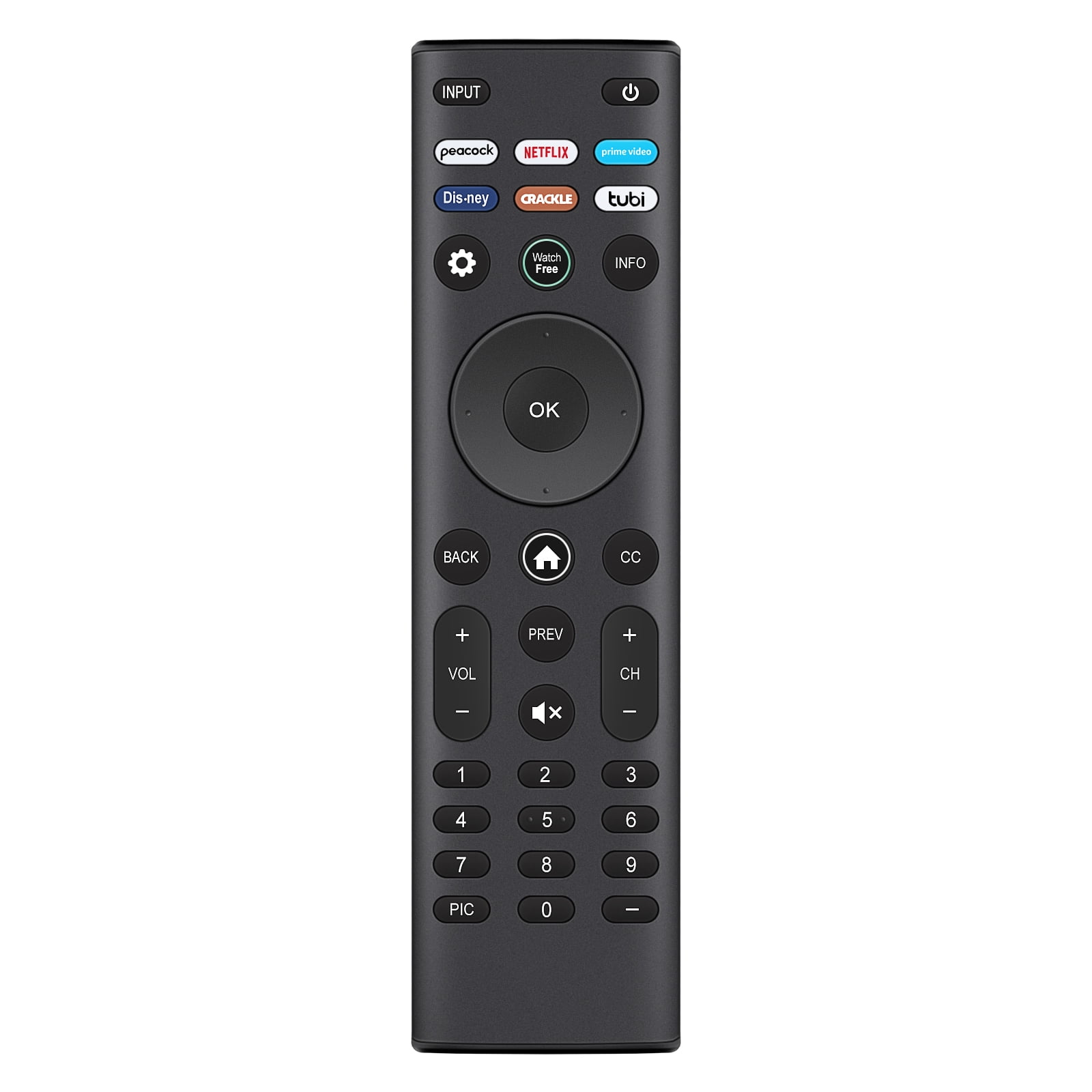 New XRT140V3L Remote Control for Vizio D24h-J09 D40F-J09 D43F-J04 with ...