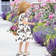 A Skeleton Riding A Motorcycle Short Sleeve Dress A-Line Cute Midi ...