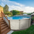"Aquarian 24'x52"" Phoenix Round Above Ground Swimming Pool with Steel ...