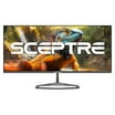 Sceptre 34' Ultrawide Curved WQHD Gaming Monitor 165Hz, 1ms, 2x HDMI/DP ...