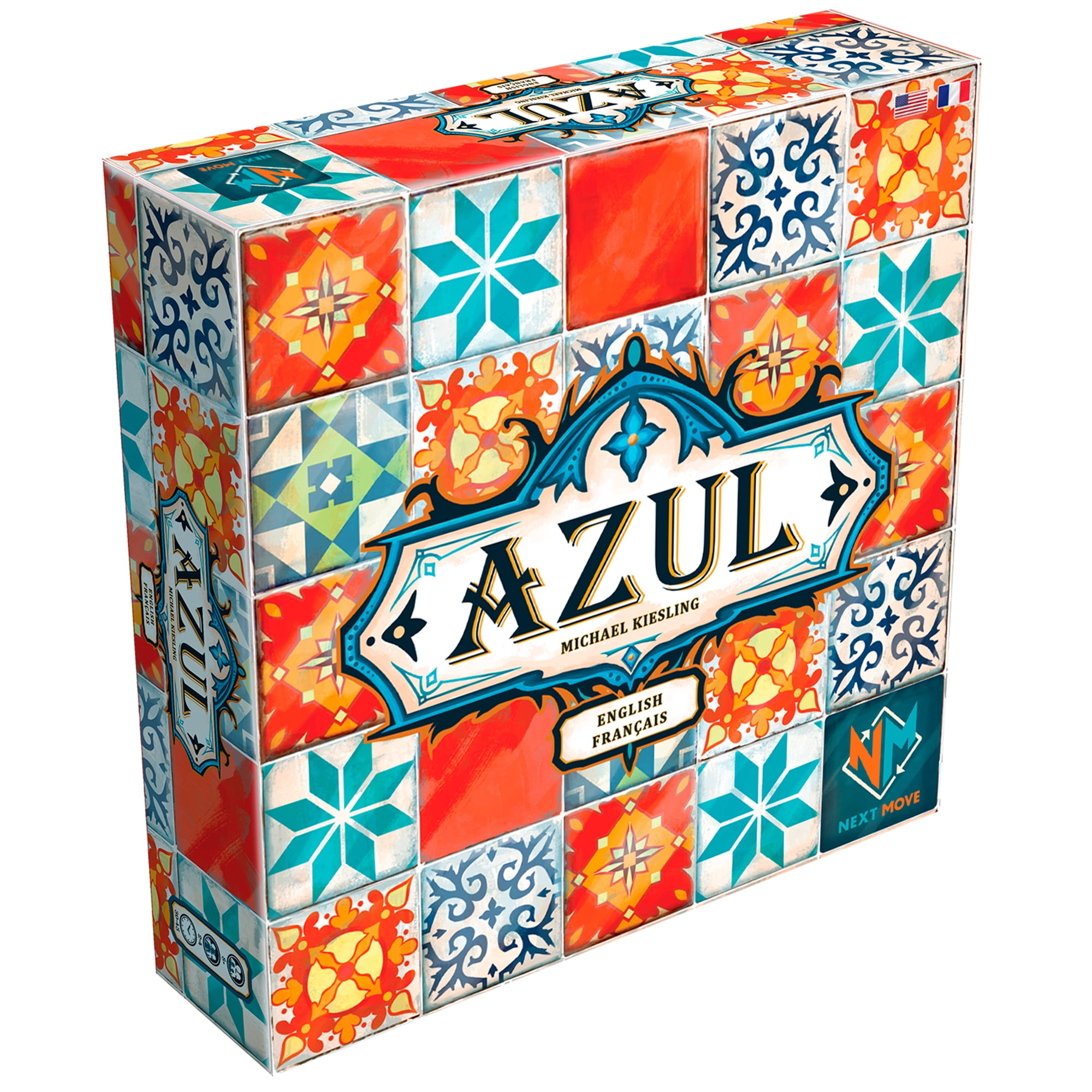 Azul Board Game – 2–4 Players, Family Strategy Game, Ages 8+, Bilingual ...