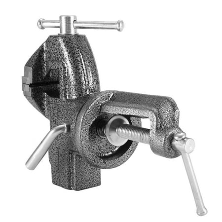 Bench Vise Adjustable Vise Jaws Desktop Vise Heat Treatment Bottom ...