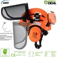 Forestry Safety Helmet Chainsaw Helmet with Mesh Face Shield and Ear ...