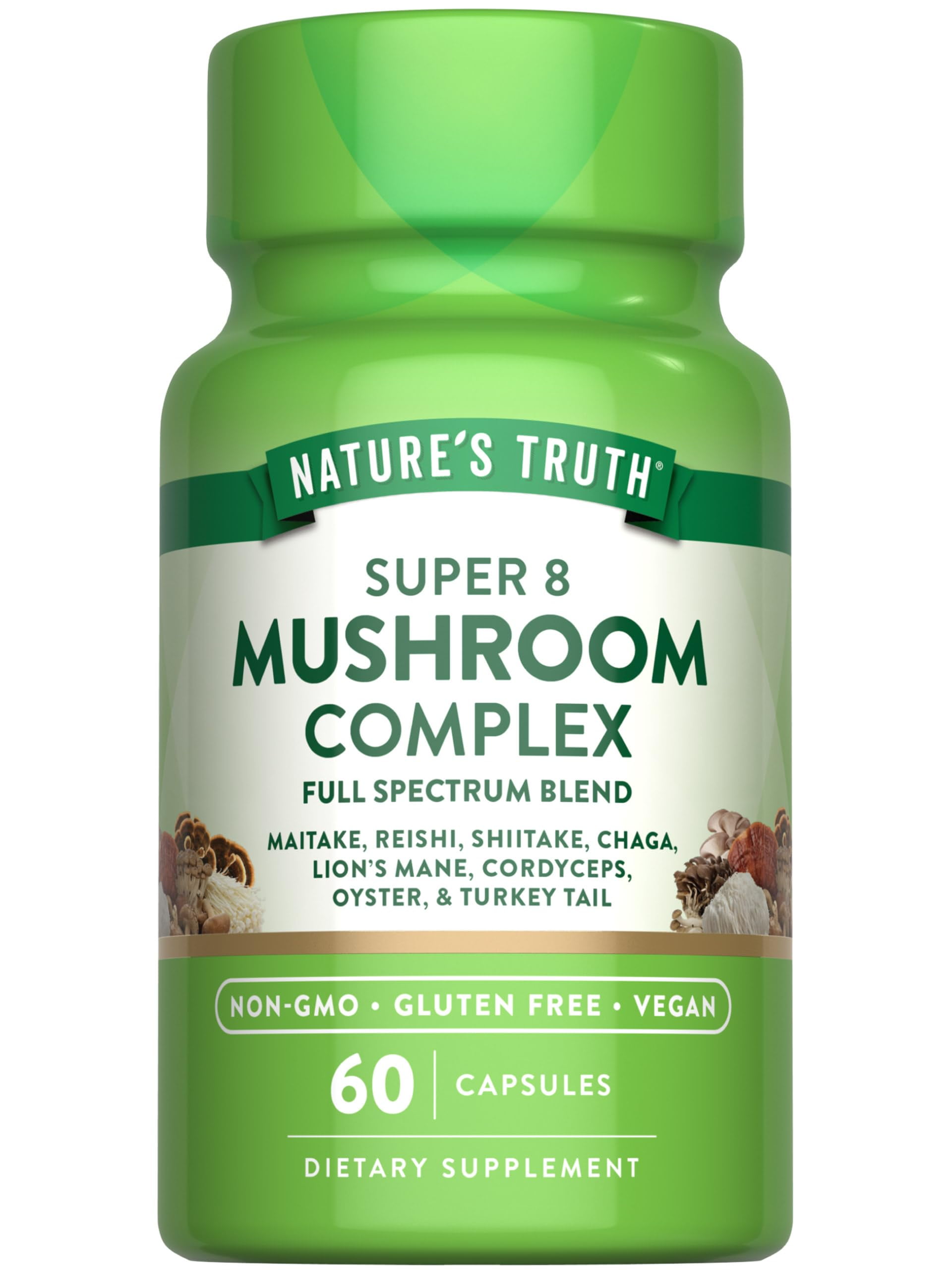 Suplemento Nature's Truth Mushroom Complex 60 cápsulas | Bodega Aurrera ...