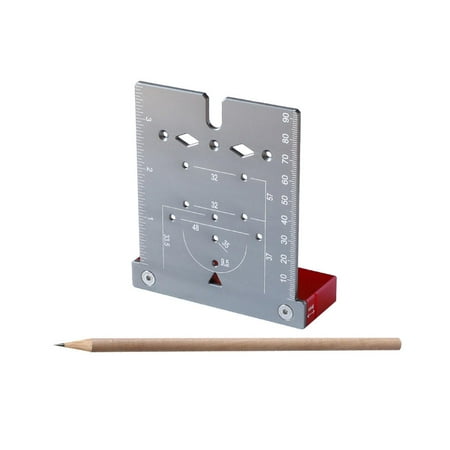 jinwen 3 in 1 Hinge Punch Positioning Ruler Auxiliary Tool Accurate ...